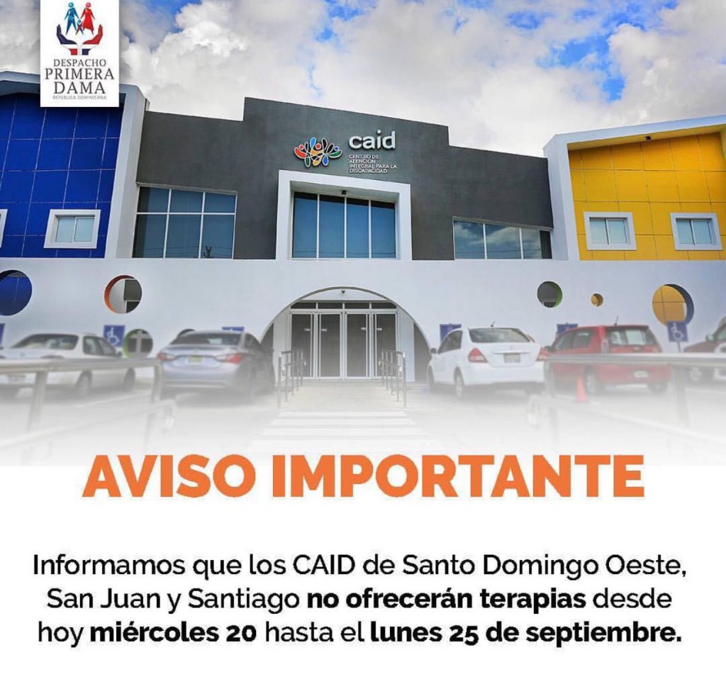 Suspención de servicios en el Centro de Atención para la Discapacidad ...